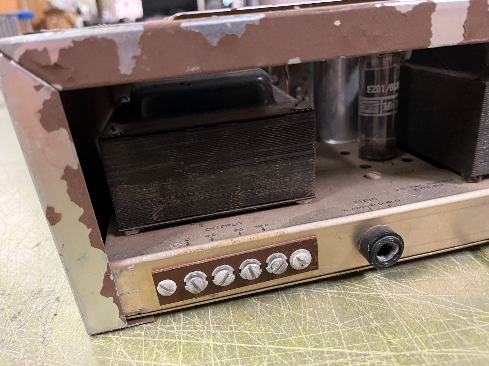 Heathkit AA-13 Tube Amplifier Mono Hi-Fi Guitar 7591 Vintage Amp Hand ...