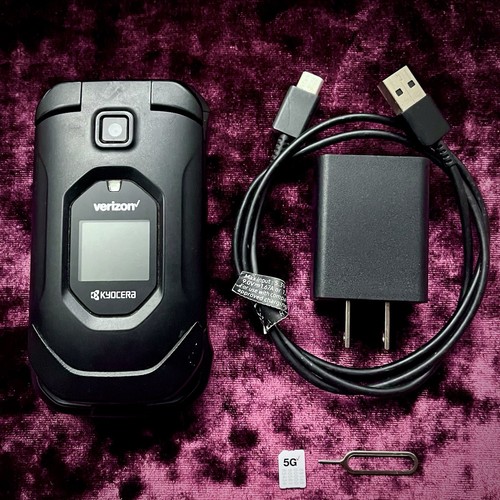 VERIZON KYOCERA DURAXV E4810 FLIP CELL PHONE EXTREME RUGGED JOBSITE ...