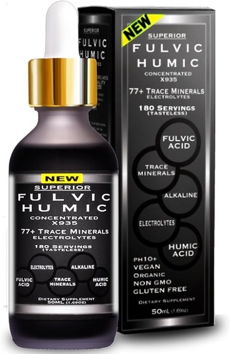 Fulvic Humic Mineral Blend – 180 Servings | Superior X935 EXP DATE 06/ ...