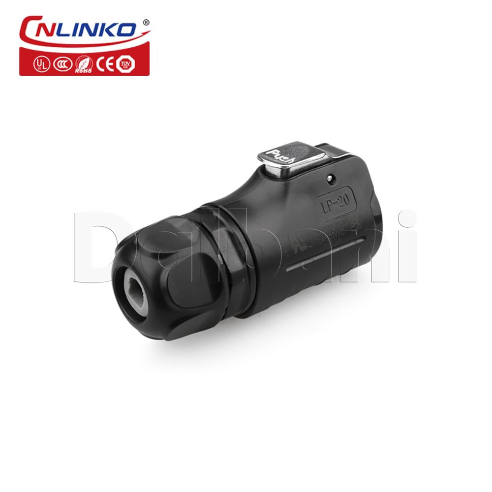 9 Pin Male Quick Connect Waterproof In-Line Power Connector | eBay