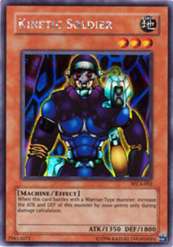 1x Kinetic Soldier - WC4-002 - Secret Rare - Limited Edition Heavily ...