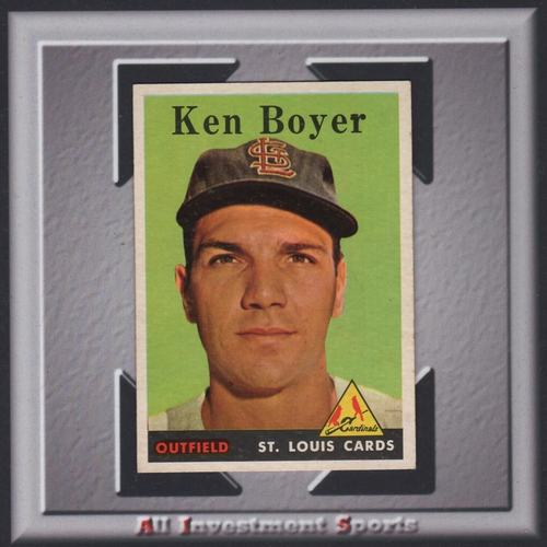 1958 Topps KEN BOYER #350 NM-MT St. Louis Cardinals TD89 | eBay