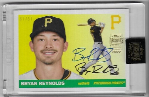 Bryan Reynolds 2022 TOPPS ARCHIVES MLB 2020 AUTOGRAPH CARD Pirates RC ...
