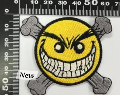 Vintage New Evil Ernie Smiley Embroidered Iron-on 3 Inch Patch | eBay