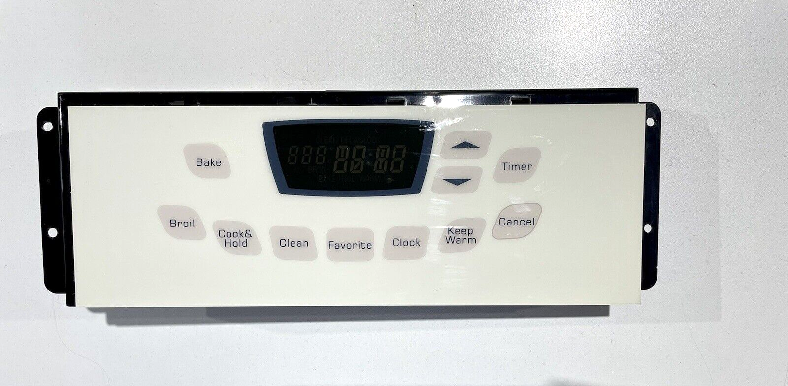 Amana Electric Range Control Board w/ Bisque Overlay 74008636 74009219 ...