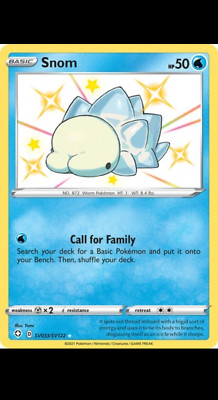Holo Snom SV033/SV122 Shiny Holo Rare Shining Fates Pokemon TCG | eBay