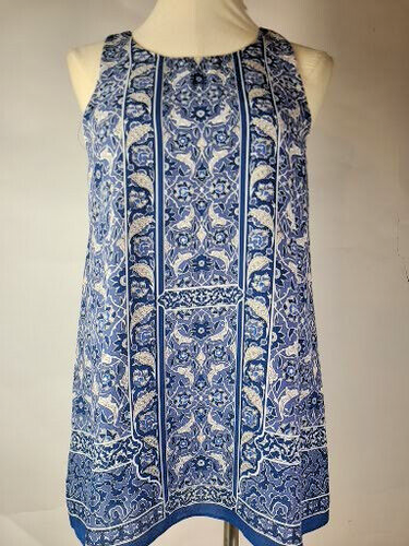 max Studio Top Floral Tunic Sleeveless Size Medium | eBay