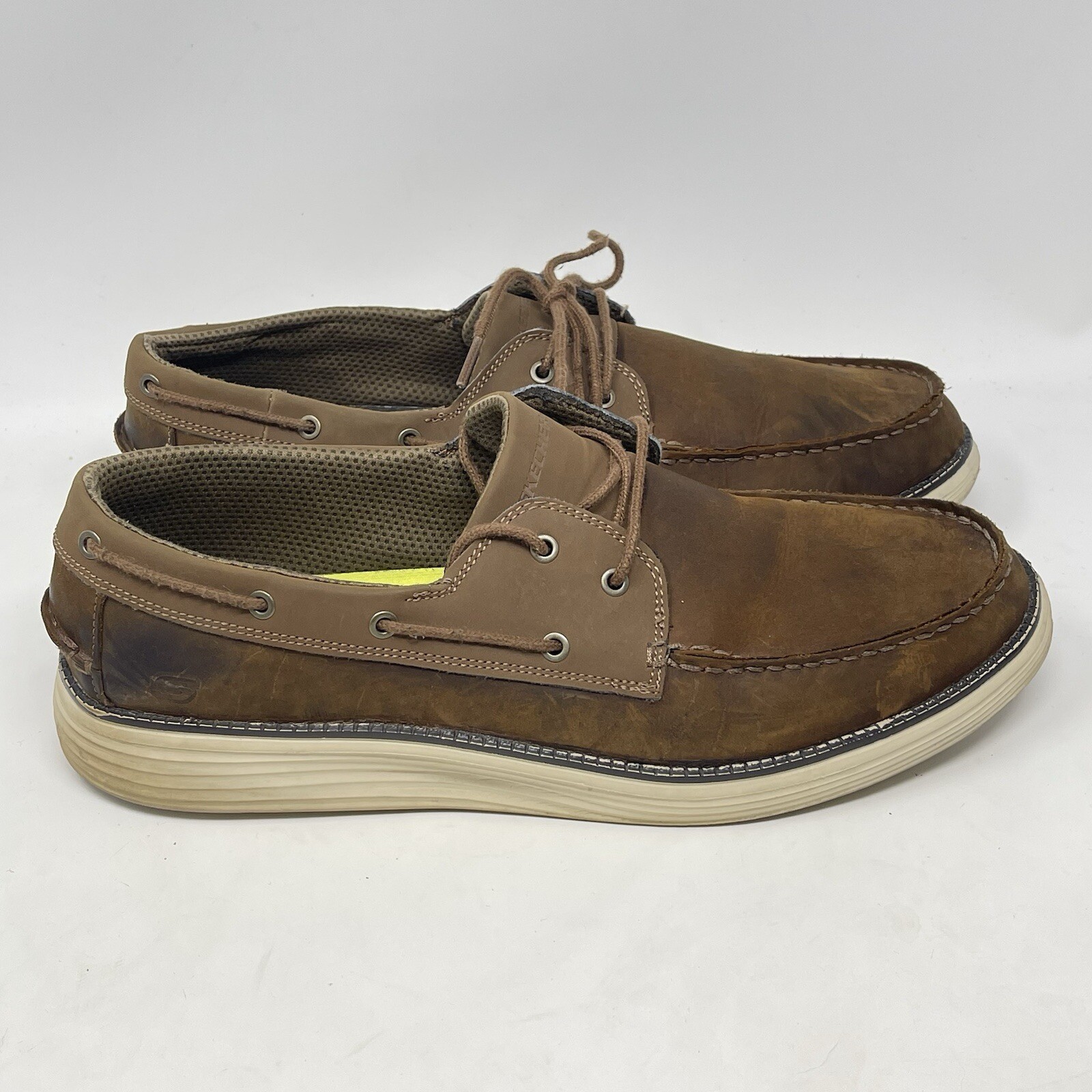 Skechers Status 2.0 Former Boat Shoes Mens 13 Brown L… - Gem