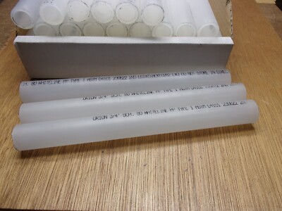 (Qty.3) Orion 3/4 X 10" Polypropylene Plastic Schedule 80 Pipe Acid ...