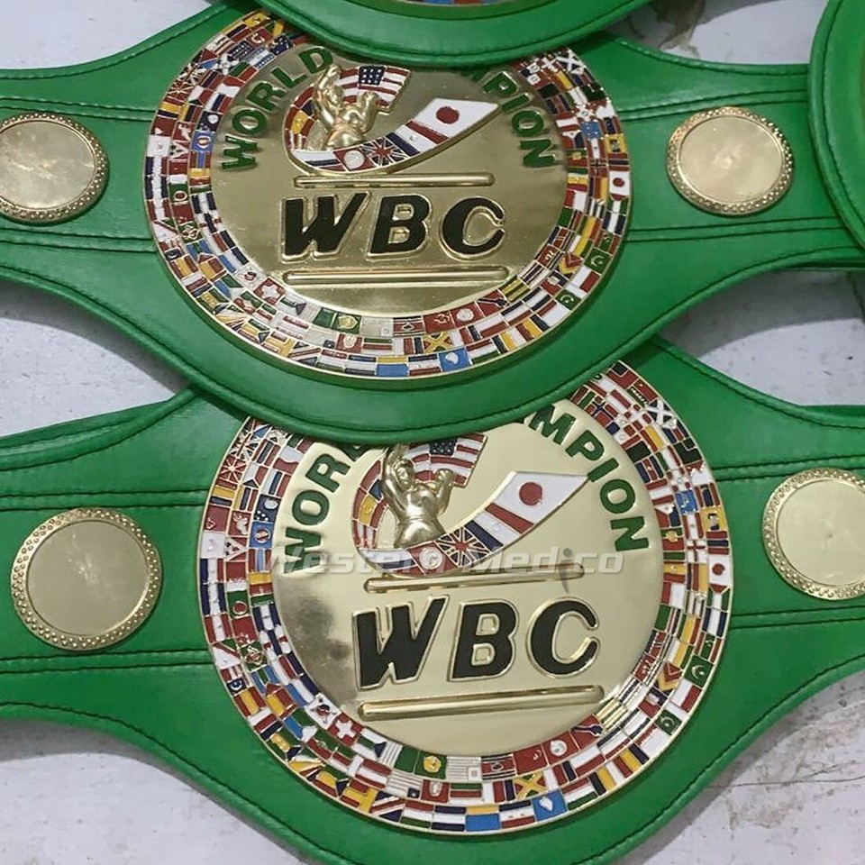 WBC World Boxing Champion Title Belt Replica Flux Leather 3D Design ...