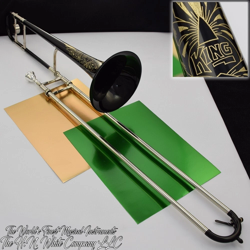 Black And White Trombone