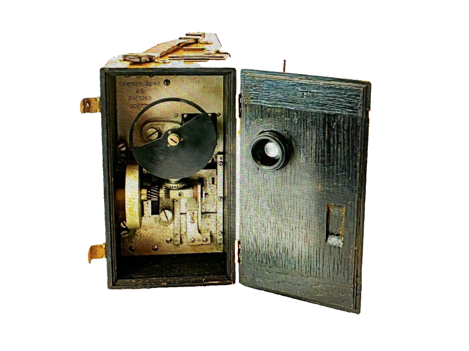 Ernemann Wooden Kino C 35mm Hand Crank Cine Camera Circa 1916 S/N ...