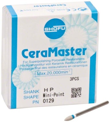 Dental Abrasives - 3 pcs. CeraMaster Superpolishing Shank HP, Shape ...