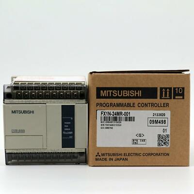 1PC New Mitsubishi FX1N-24MR-001 PLC FX1N24MR001 In Box Expedited ...