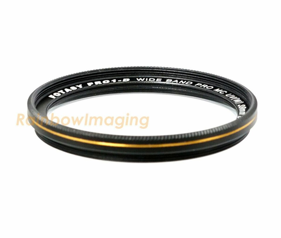 39mm 18 Layer MRC Multi-Resistant Coated UV HD Filter Schott B270 Glass ...