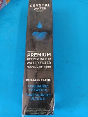 Crystal Water Refrigerator Ice & Water Filter EPTWFU01 NIB Free ...