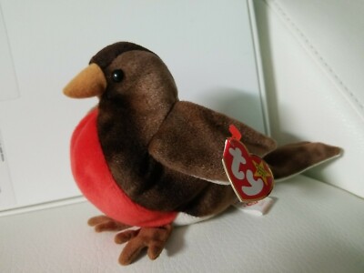 Ty Beanie Baby Early Red Breasted Robin Bird Vintage Retired 1997 | eBay
