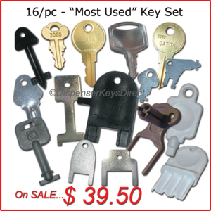 Master Set of "Most Popular" Keys for Hand Towel, Toilet Tissue &Soap ...