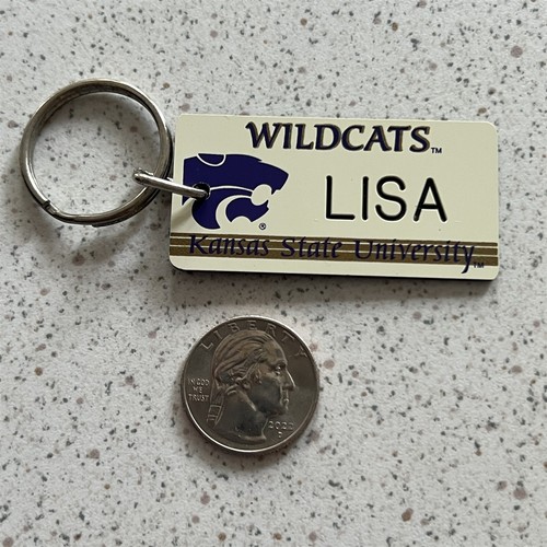 Lisa Name Kansas State University K-State Wildcats Keychain Key Ring ...