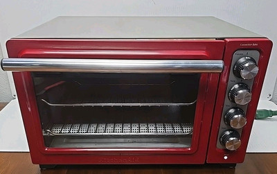 KitchenAid 12" Compact Convection Toaster Oven - Red - 1440W - Model ...