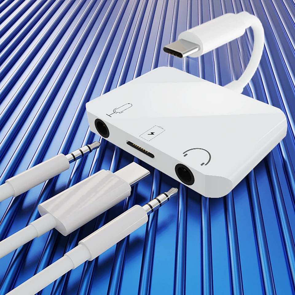 Multi-Port External Type-C Sound Card 3.5mm Audio Earphone Speaker Mic ...