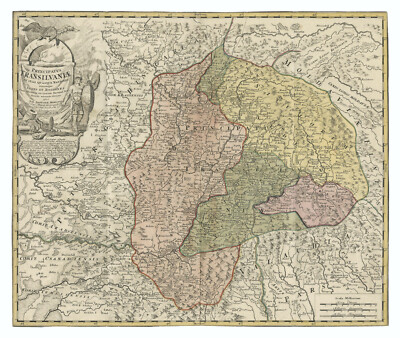 1900-Now - Map Of Romania