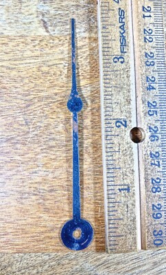 Old 3 5/8 Inch Long Clock Minute Hand (Arbor Opening Is 3.18mm Diameter ...