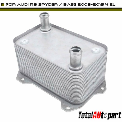 New Engine Oil Cooler for Audi R8 2008-2012 2014-2015 4.2 L Silver ...