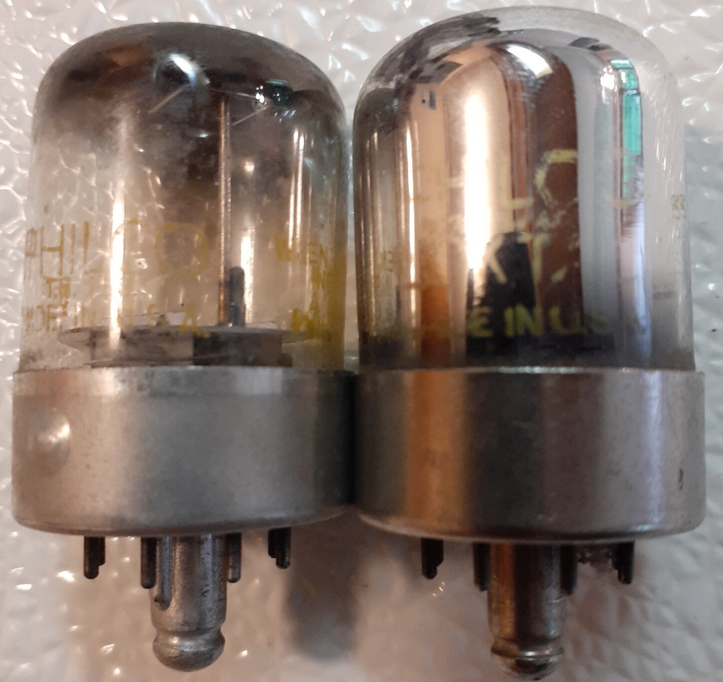Philco 7F8 Vintage Loctal Vacuum Tube Pair Tested Good sku#311 | eBay