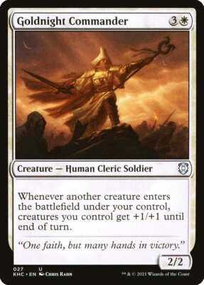MTG Magic the Gathering Goldnight Commander (27/135) Kaldheim Commander ...