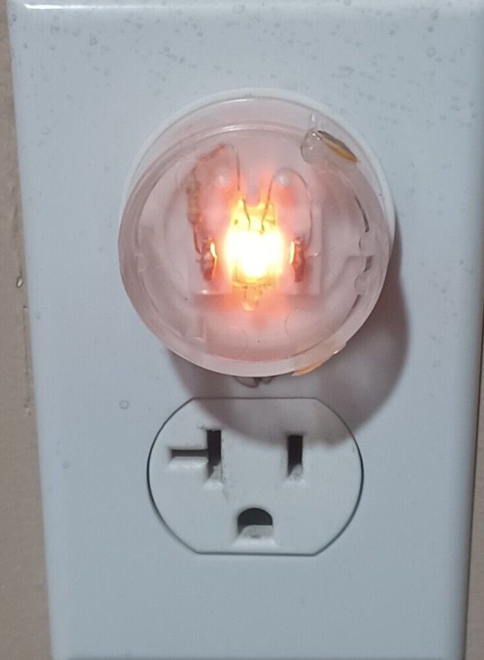 UL List Plug-In Night Light Module Clear Plastic Great for DIY ...