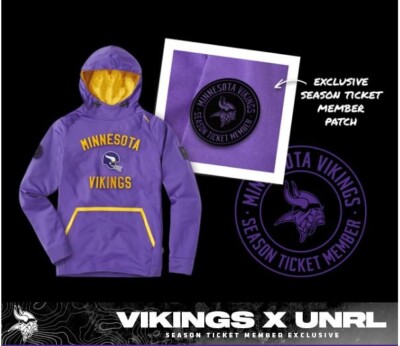 UNRL Minnesota Vikings Crossover Hoodie STM Special Edition Size Small ...