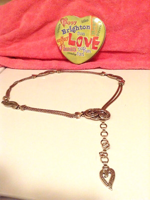 NEW $149 BRIGHTON women "BALI HAI"pants dress adj CHAIN BELT silver ...