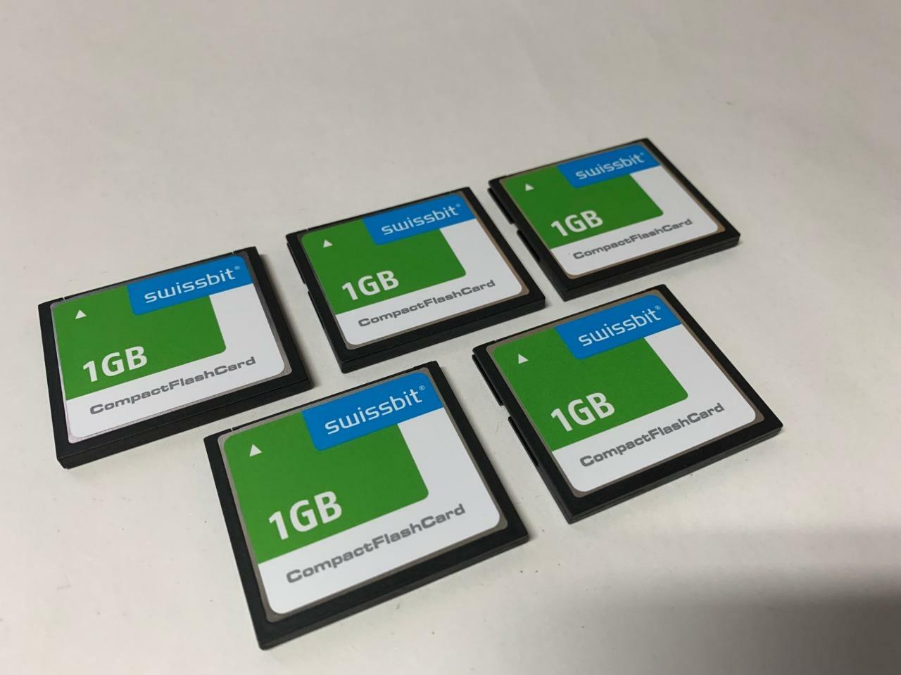 5 X NEW NO BOX SWISSBIT 1GB INDUSTRIAL COMPACTFLASH CF MEMORY CARD | eBay