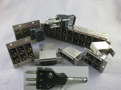 Varianten Siemens & Halske TF-Stecker 3 Pol DIN 41268 9REL kli 6 #V01 ...