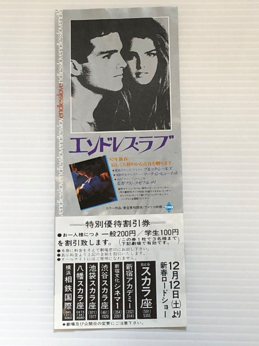 Endless Love 1981 Movie Poster