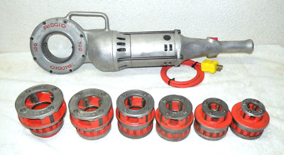 RIDGID 700 PIPE THREADER WITH 2", 1-1/2", 1-1/4", 1", 3/4", & 1/2" DIES ...