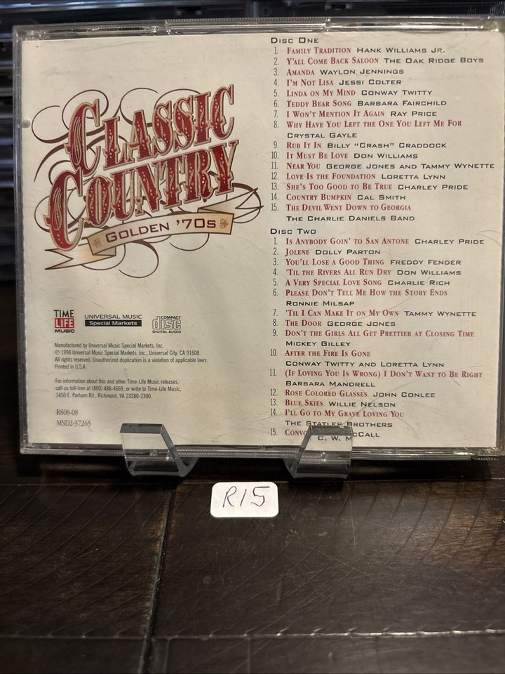 Time Life: Classic Country - Golden '70's (2-disc CD) ~ Like New R15 | eBay