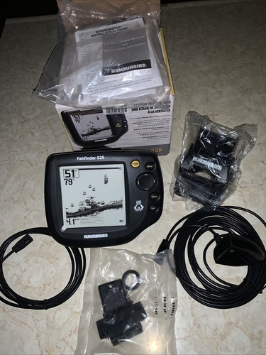New Humminbird Fishfinder 525 Complete In The Box Fish Finder Boat ...