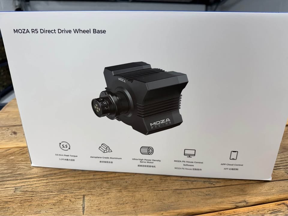 Moza R5 Direct Drive Sim Rig Bundle - BNIB | eBay UK