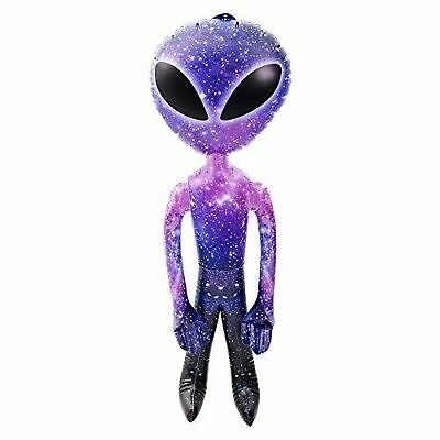 3 Inflatable Purple Galaxy Space Alien 36" Aliens Halloween Party ...