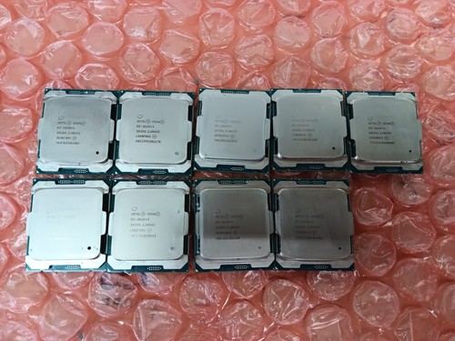 QTY 9 INTEL XEON E5-2620V4 8 CORE 20MB 2.10GHZ LGA2011 CPU P/N: SR2R6 ...