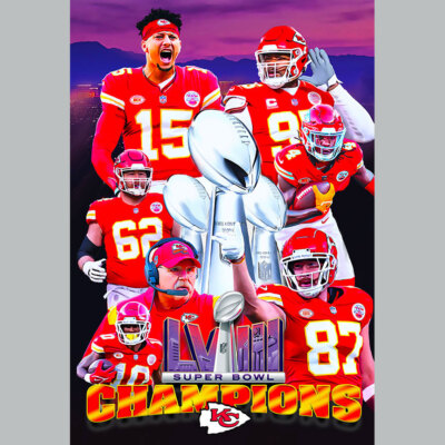 Kansas City Chiefs Super Bowl drawing - POSTER OR CANVAS | eBay
