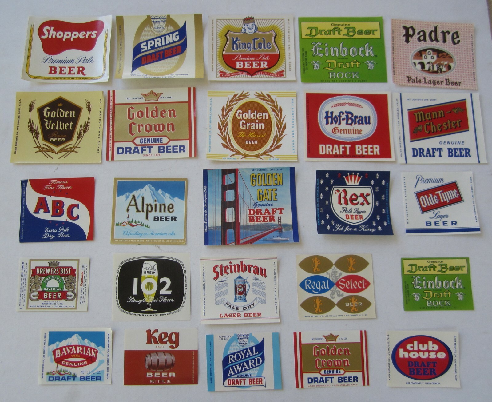 Vintage Beer Labels