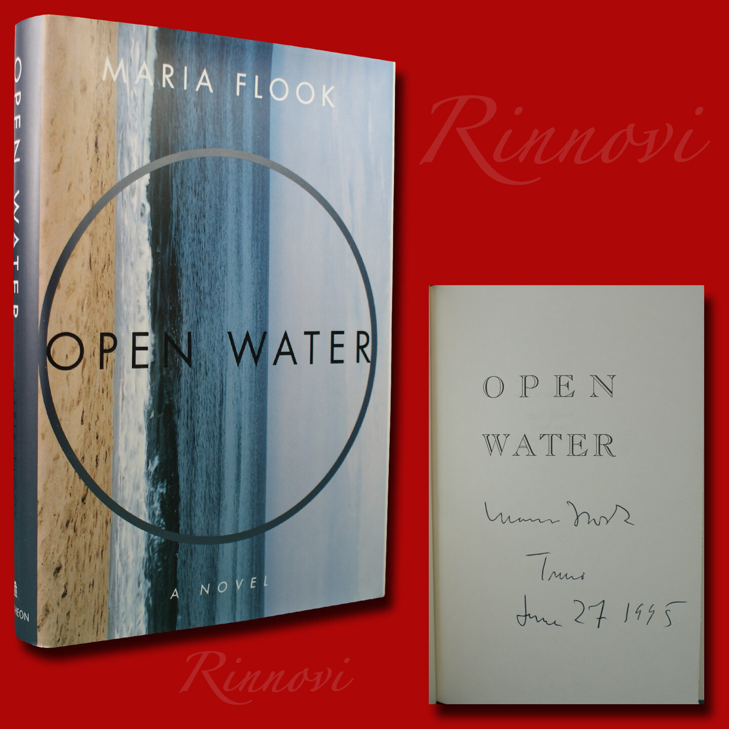 Open Water SIGNED Maria Flook (1995,HC,1st/1st) VERY GOOD | eBay