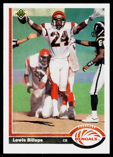 Lewis Billups, 1991 Upper Deck, #368, Cincinnati Bengals, | eBay