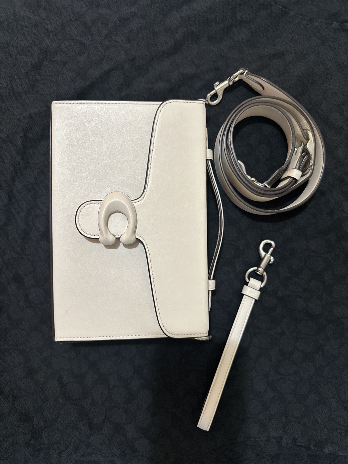 Coach Tabby Box Bag Glovetanned Leather Light Chalk … - Gem