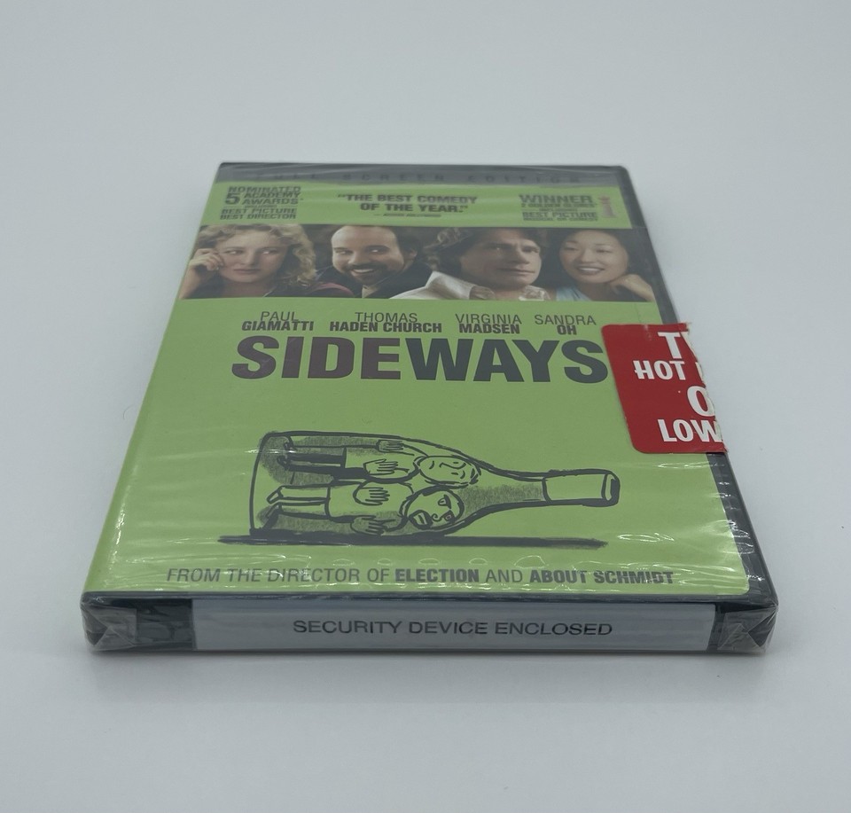 Sideways DVD New Sealed Paul Giamatti Thomas Hayden Church 24543175780 ...