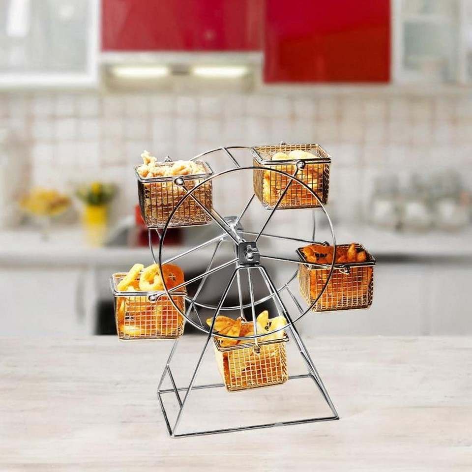 Snack Stand Ferris Wheel Snack Rack Display Stand Serving Tray Fruit ...