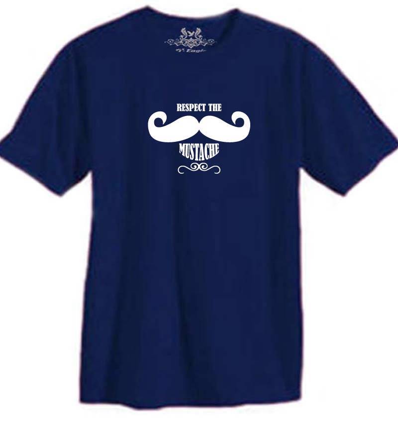 New MEN'S PRINTED "Respect the Mustache" MMA FUNNY T-shirt ALL SIZE | eBay